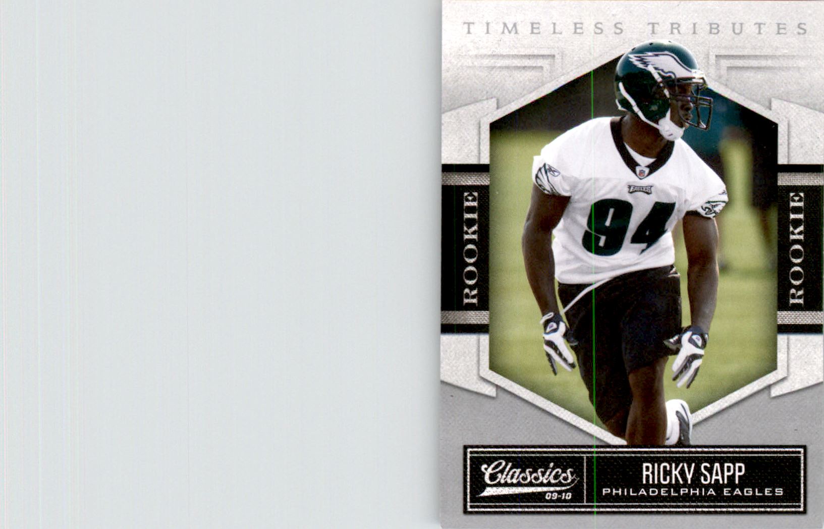 2010 Classics Timeless Tributes Silver #180 Ricky Sapp - NM-MT