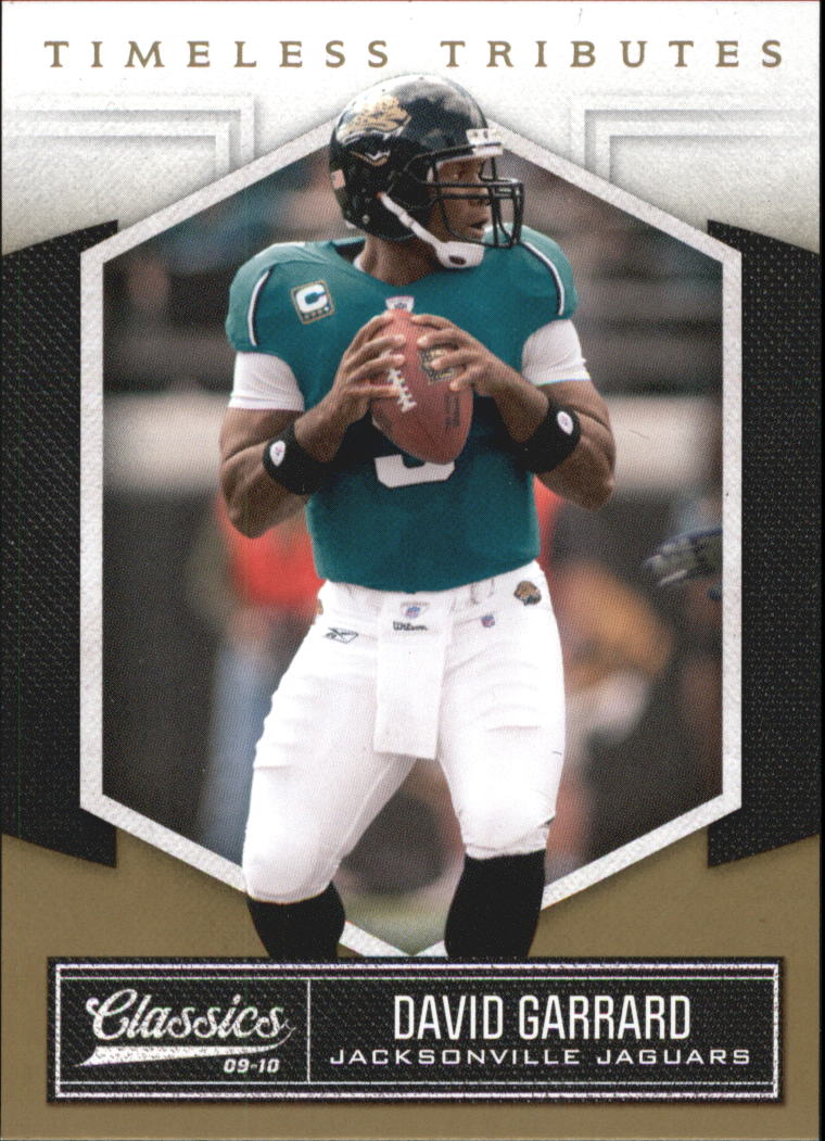 2010 Classics Timeless Tributes Gold #45 David Garrard - NM-MT