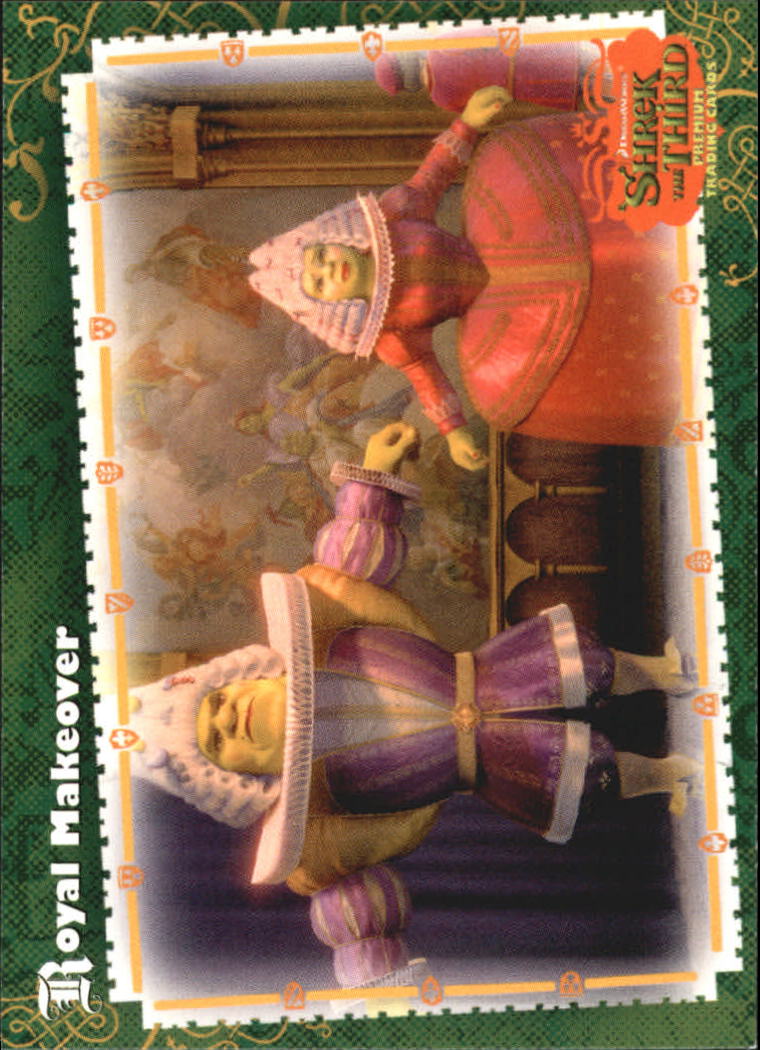 2007 Inkworks Shrek the Third #41 Royal Makeover - NM-MT