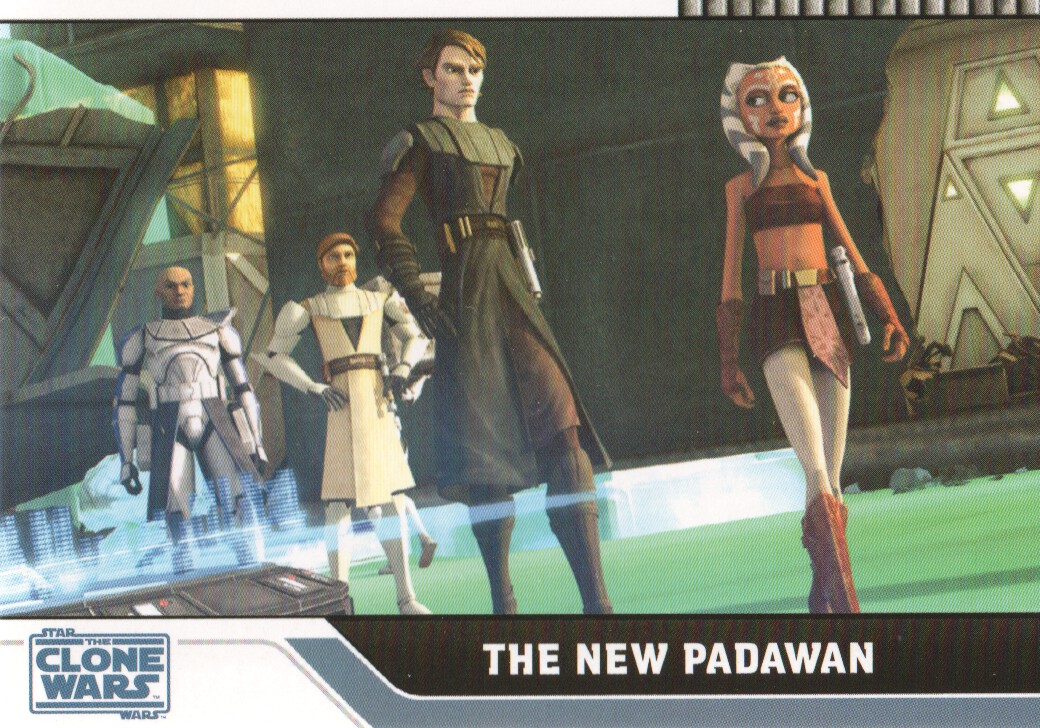 2008 Topps Star Wars Clone Wars #25 The New Padawan - NM-MT