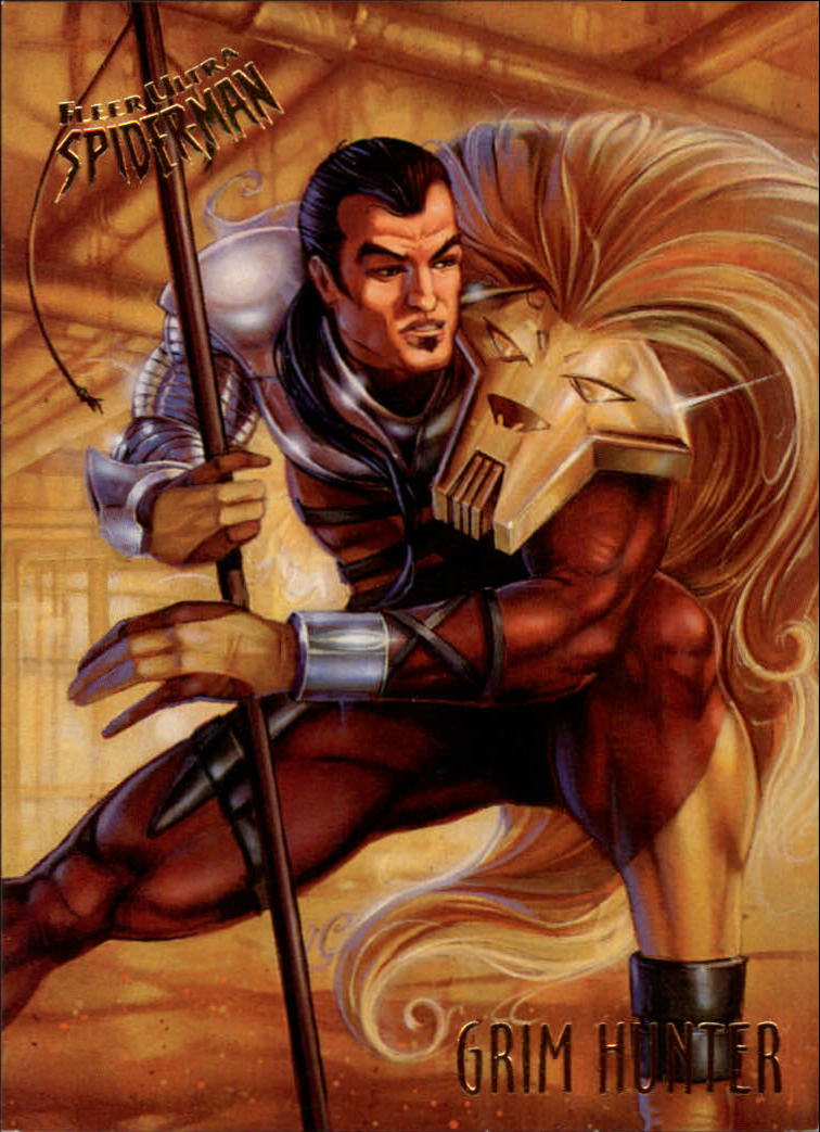 1995 Fleer Ultra Spider-Man Premiere #24 Grim Hunter - NM-MT