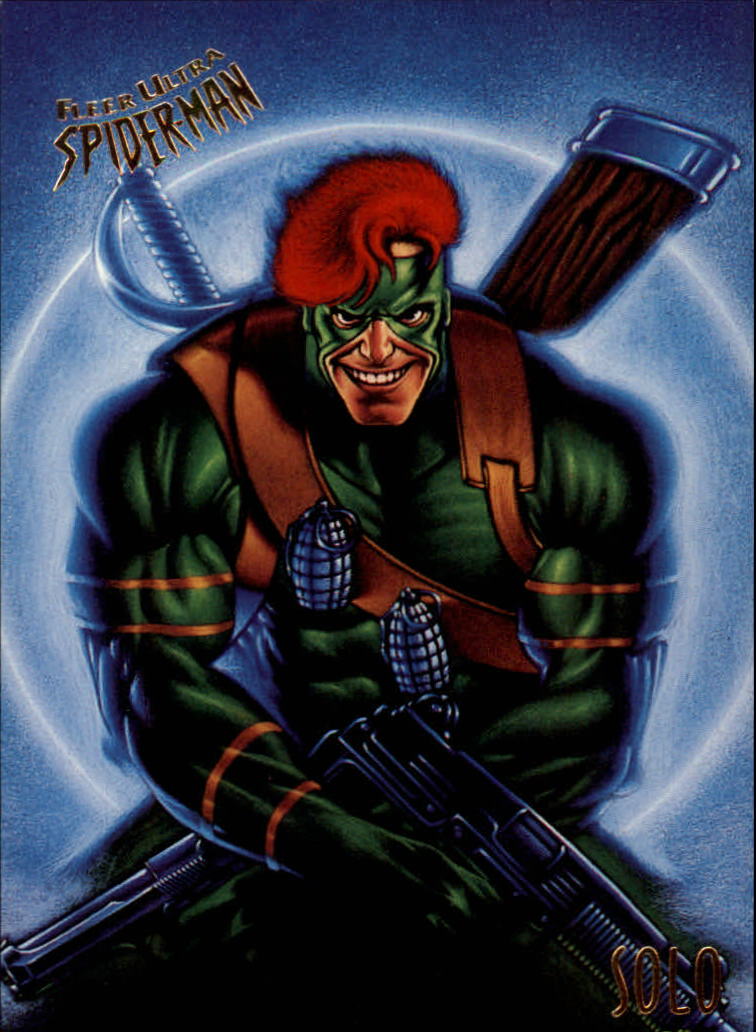 1995 Fleer Ultra Spider-Man Premiere #53 Solo - NM-MT