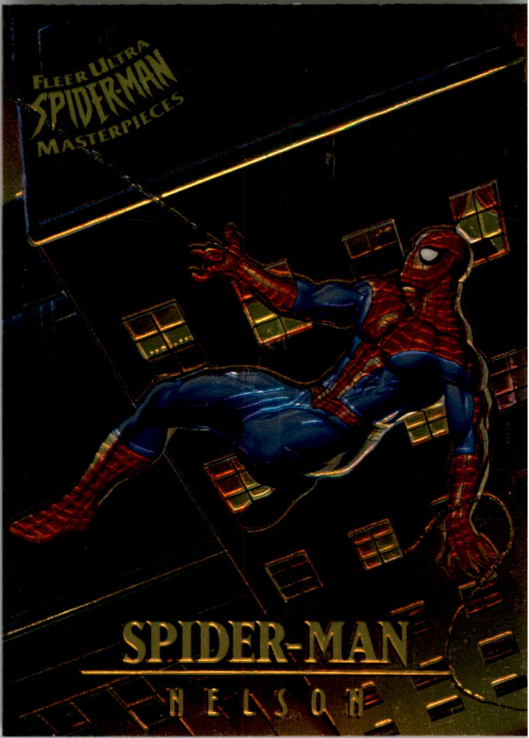 1995 Fleer Ultra Spider-Man Premiere Masterpieces #5 Spider-Man - NM-MT