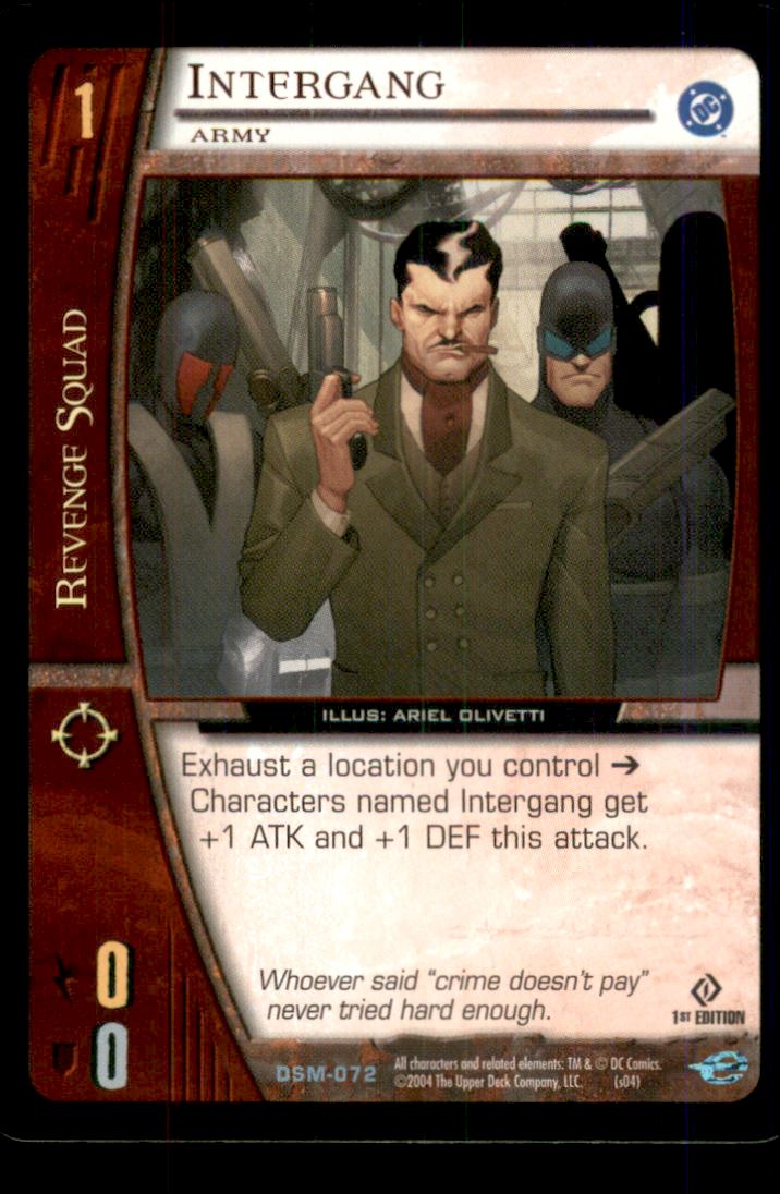 2004 Vs System Superman Man of Steel #72 Intergang, Army U - NM-MT