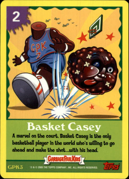 2005 Topps Garbage Pail Kids All-New Series 4 Game #GPK3 Basket Casey ...