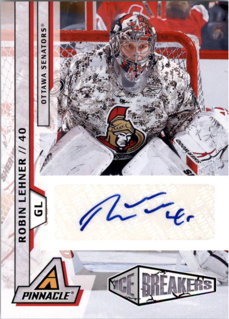 2010-11 Pinnacle #265 Robin Lehner AU RC - Auto/299 - NM-MT