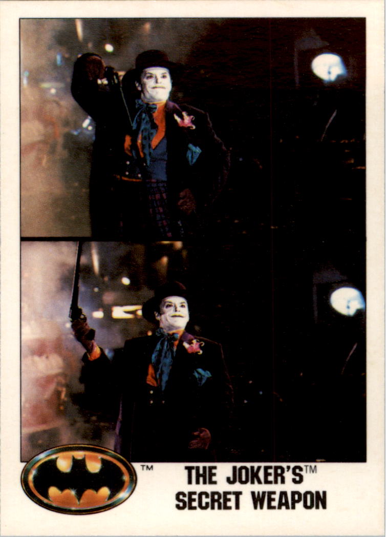 1989 Topps Batman Movie Collector's Edition #106 The Joker's Secret ...