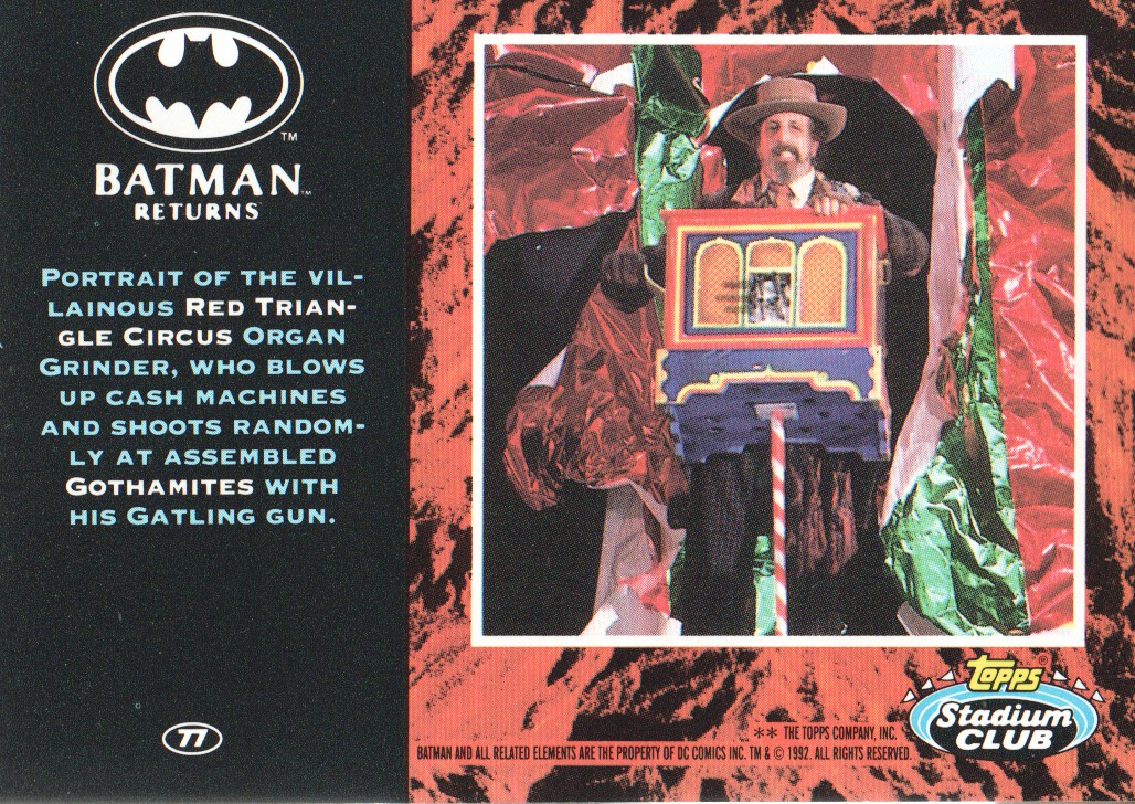 Organ Grinder Batman Returns