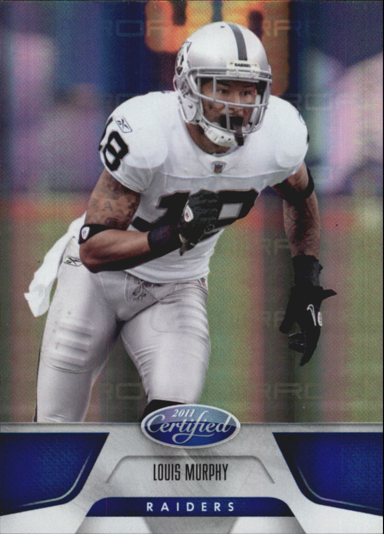 2011 Certified Mirror Blue #109 Louis Murphy - NM-MT