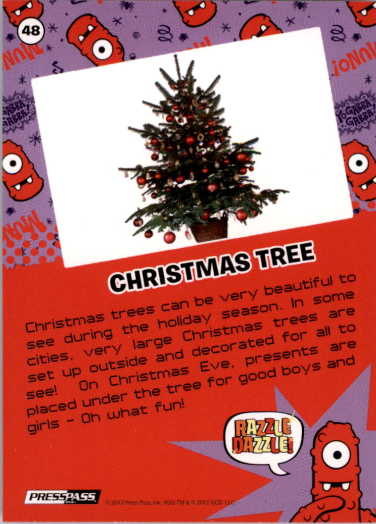 2012 Press Pass Yo Gabba Gabba #48 Play Pretend With Muno - Christmas ...