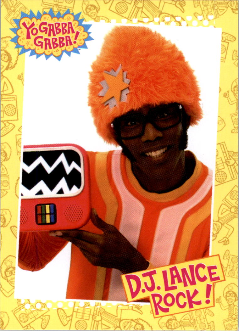 2012 Press Pass Yo Gabba Gabba Stickers #29 DJ Lance Rock - NM-MT