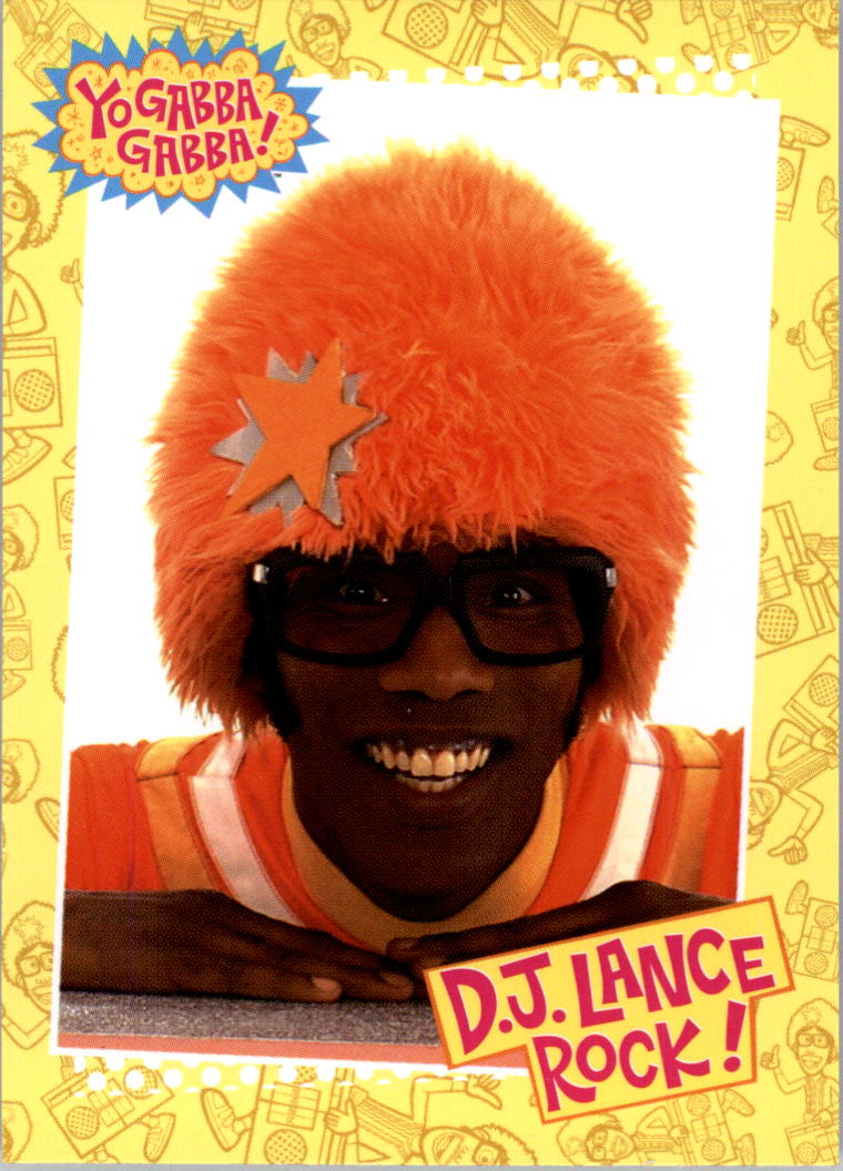 2012 Press Pass Yo Gabba Gabba Stickers #30 DJ Lance Rock - NM-MT