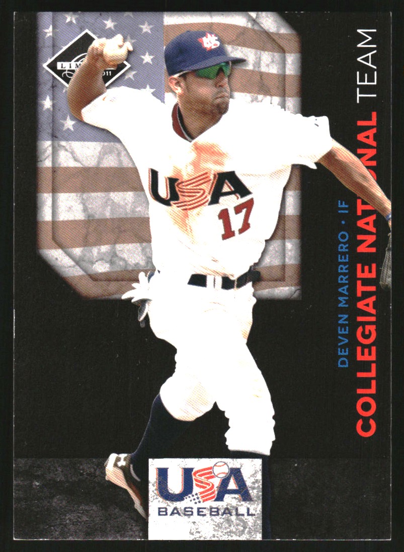 2011 Limited USA Baseball National Team #13 Deven Marrero - NM-MT