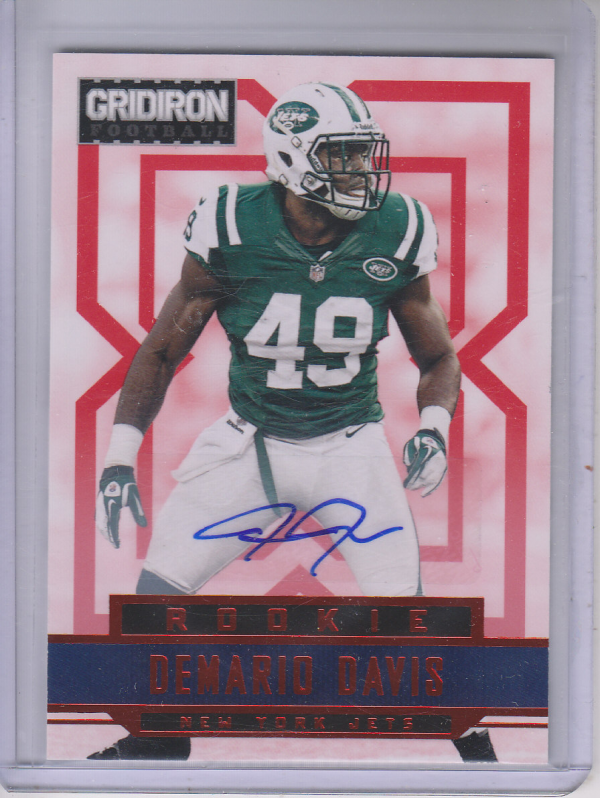 2012 Gridiron Rookie Autographs X's #227 Demario Davis/499 - NM-MT