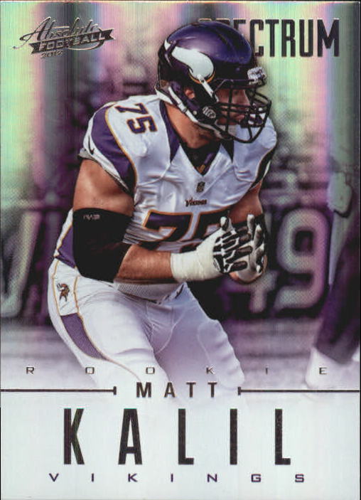 2012 Absolute Spectrum Silver #101 Matt Kalil - NM-MT