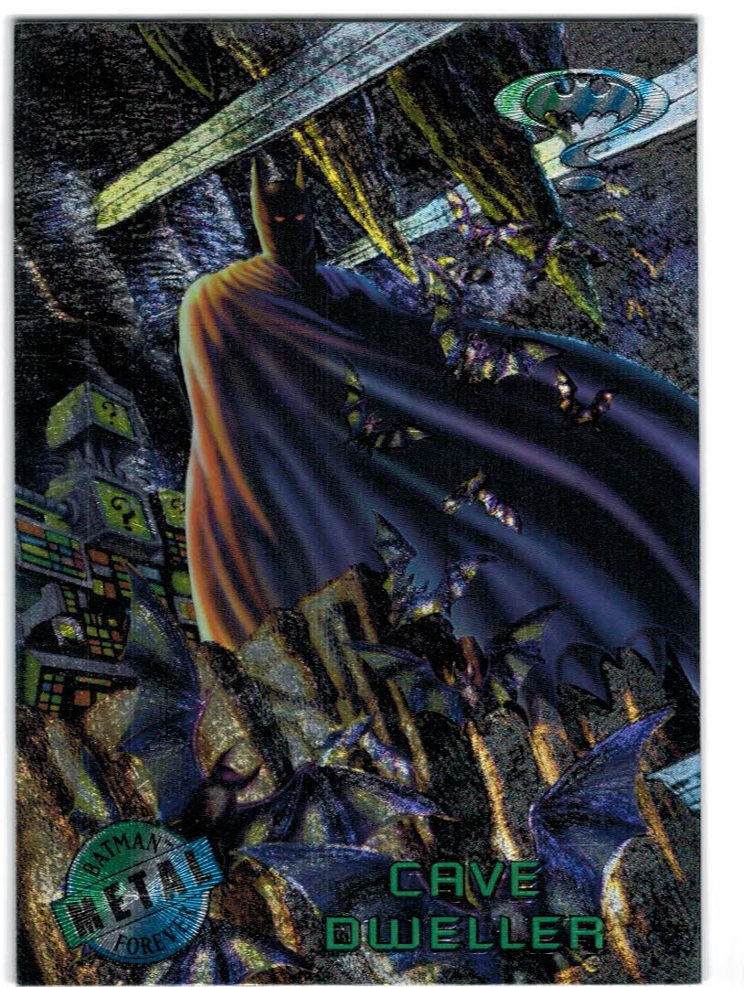 1995 Fleer Metal Batman Forever #28 Cave Dweller - NM-MT