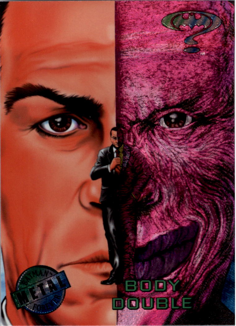 1995 Fleer Metal Batman Forever #59 Body Double - NM-MT