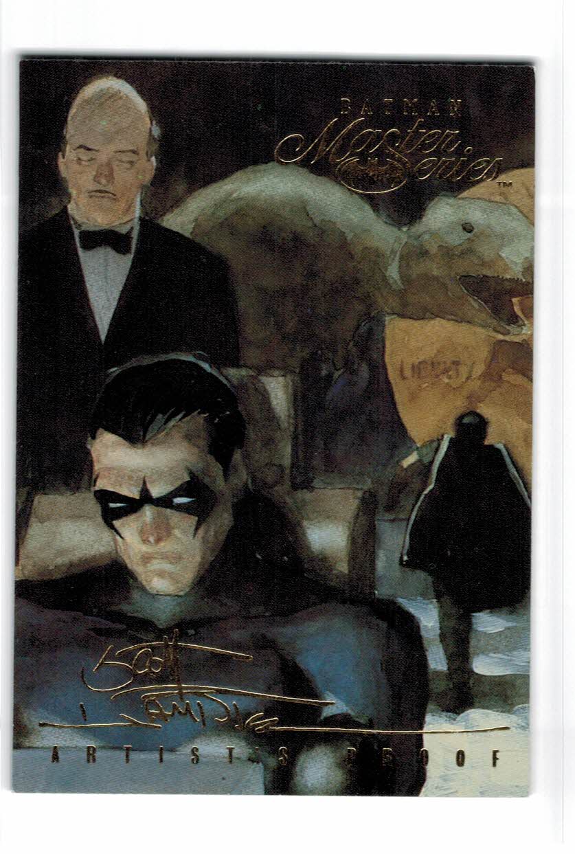 1995 SkyBox Batman Master Series Artist's Proofs #35 More than Trophies ...