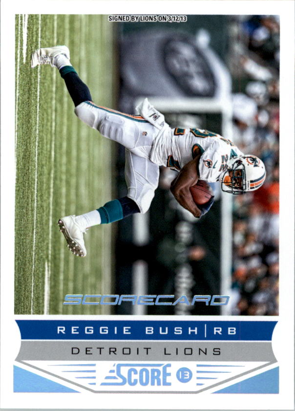2013 Score Scorecard #74 Reggie Bush - NM-MT
