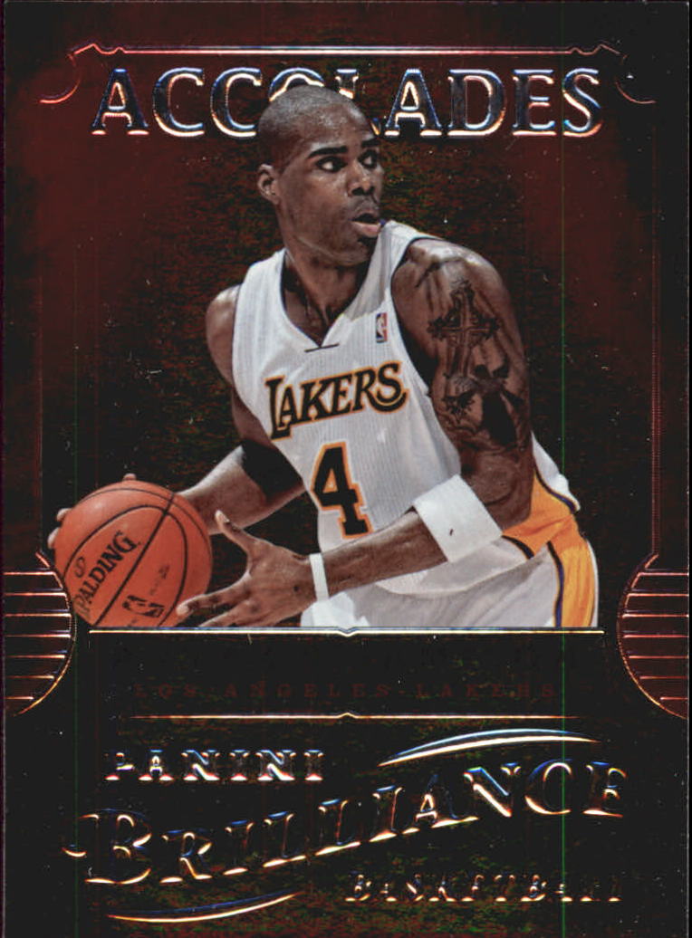 2012-13 Panini Brilliance Accolades Lakers Basketball Card #15 Antawn ...