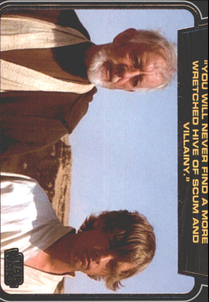 2013 Topps Star Wars Galactic Files 2 Classic Lines #CL5 Obi-Wan Kenobi ...