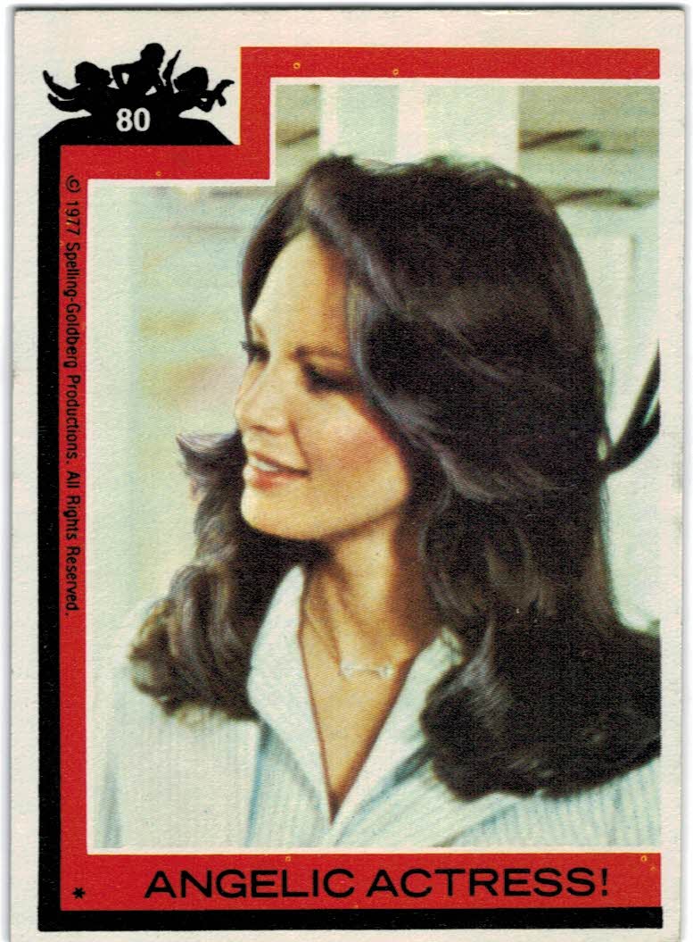 1977 Topps Charlie's Angels #80 Angelic Actress - NM