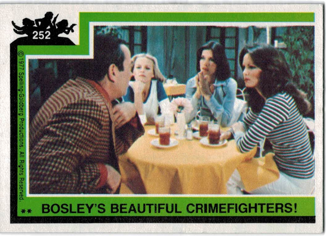 1977 Topps Charlie's Angels #252 Bosley's Beautiful Crimefighters - NM
