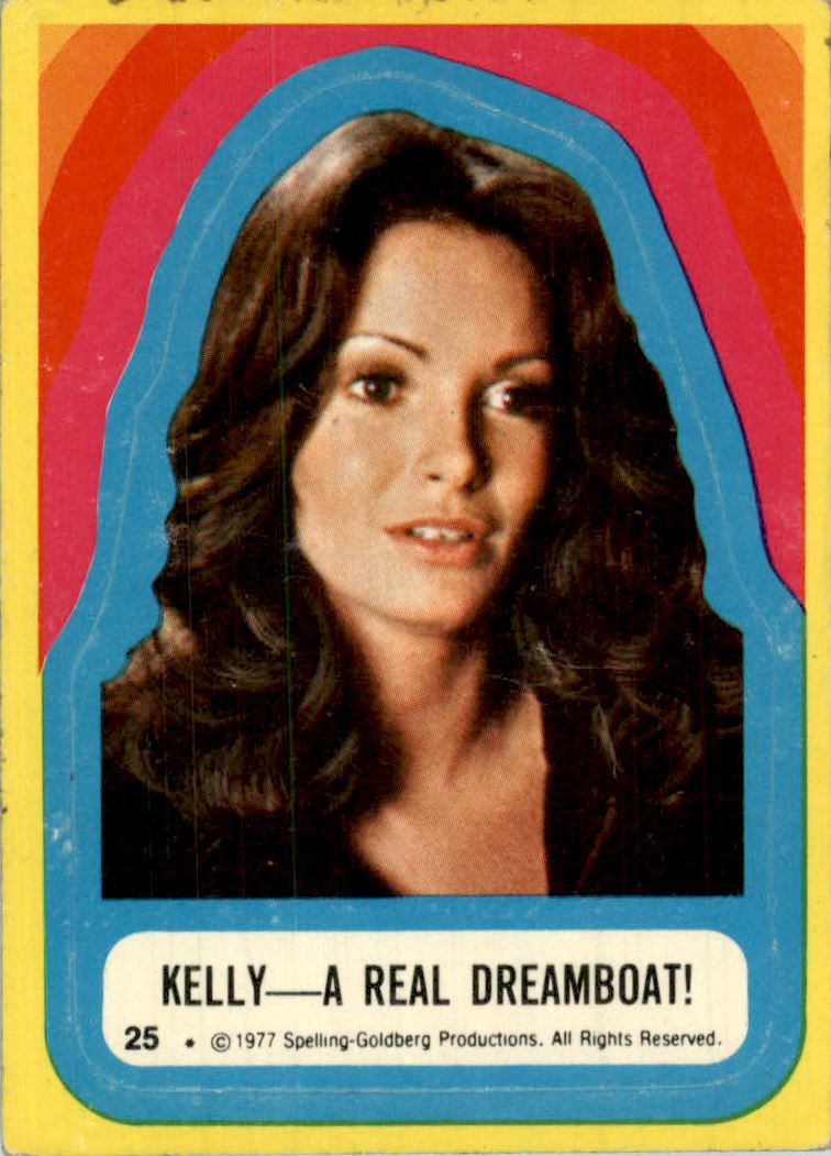 1977 Topps Charlie's Angels Stickers #25 Kelly - A Real Dreamboat ...