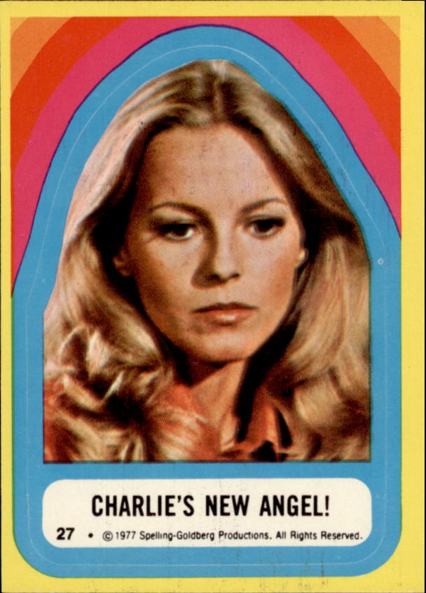 1977 Topps Charlie's Angels Stickers #27 Charlie's New Angel - NM-MT