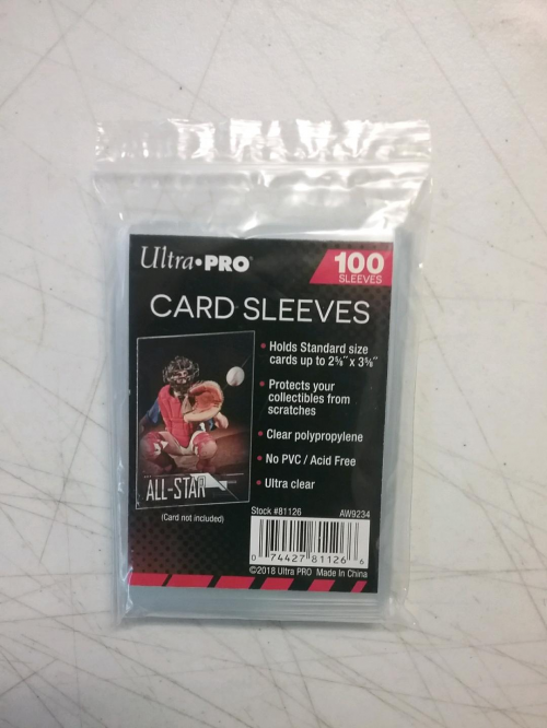 10 PACKS OF ULTRA PRO COLLECTOR SAFE CARD SLEEVES WITH 100 CRYSTAL ...