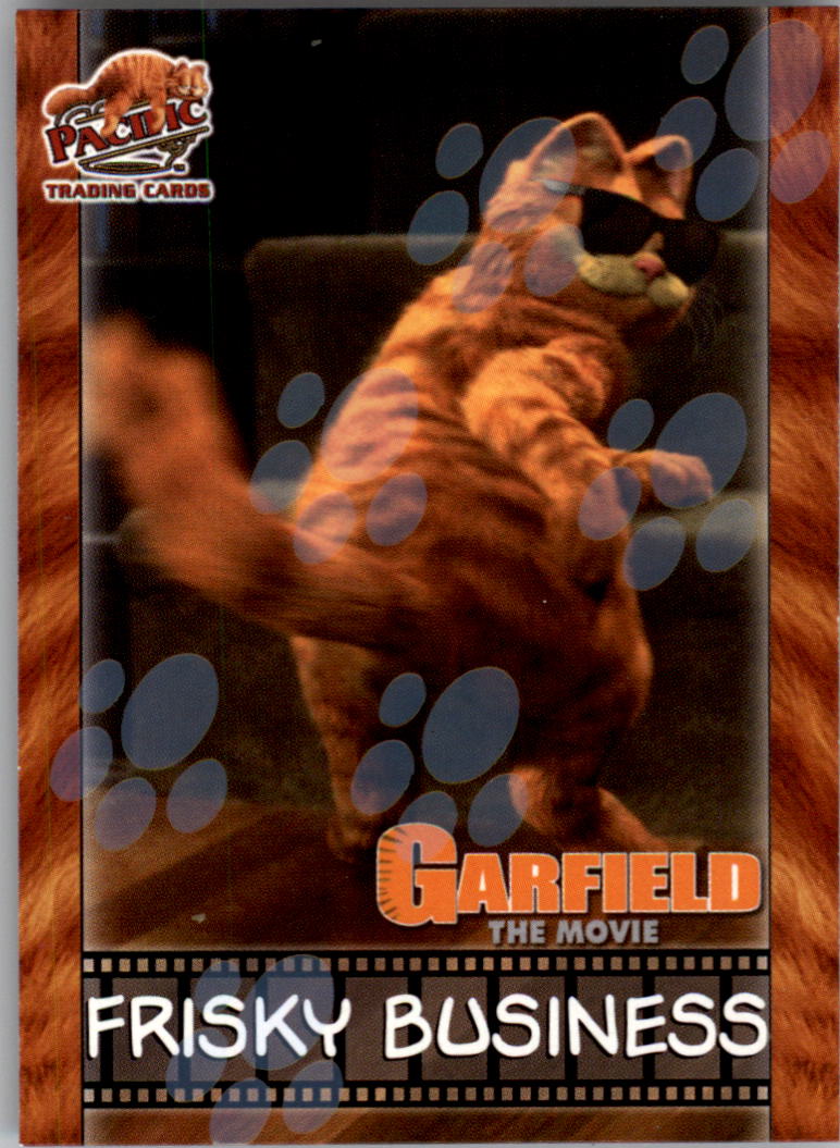 2004 Pacific Garfield Collection Garfield the Movie Paw Print #1 Frisky ...