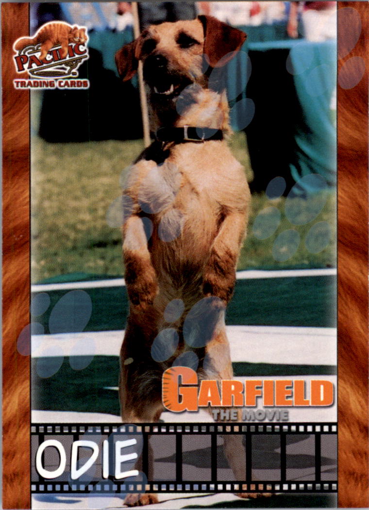 2004 Pacific Garfield Collection Garfield the Movie Paw Print #2 Odie ...