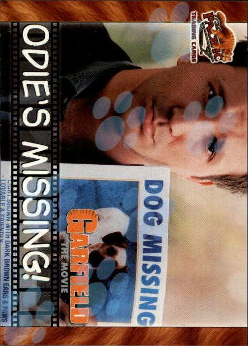 2004 Pacific Garfield Collection Garfield the Movie Paw Print #16 Odie ...