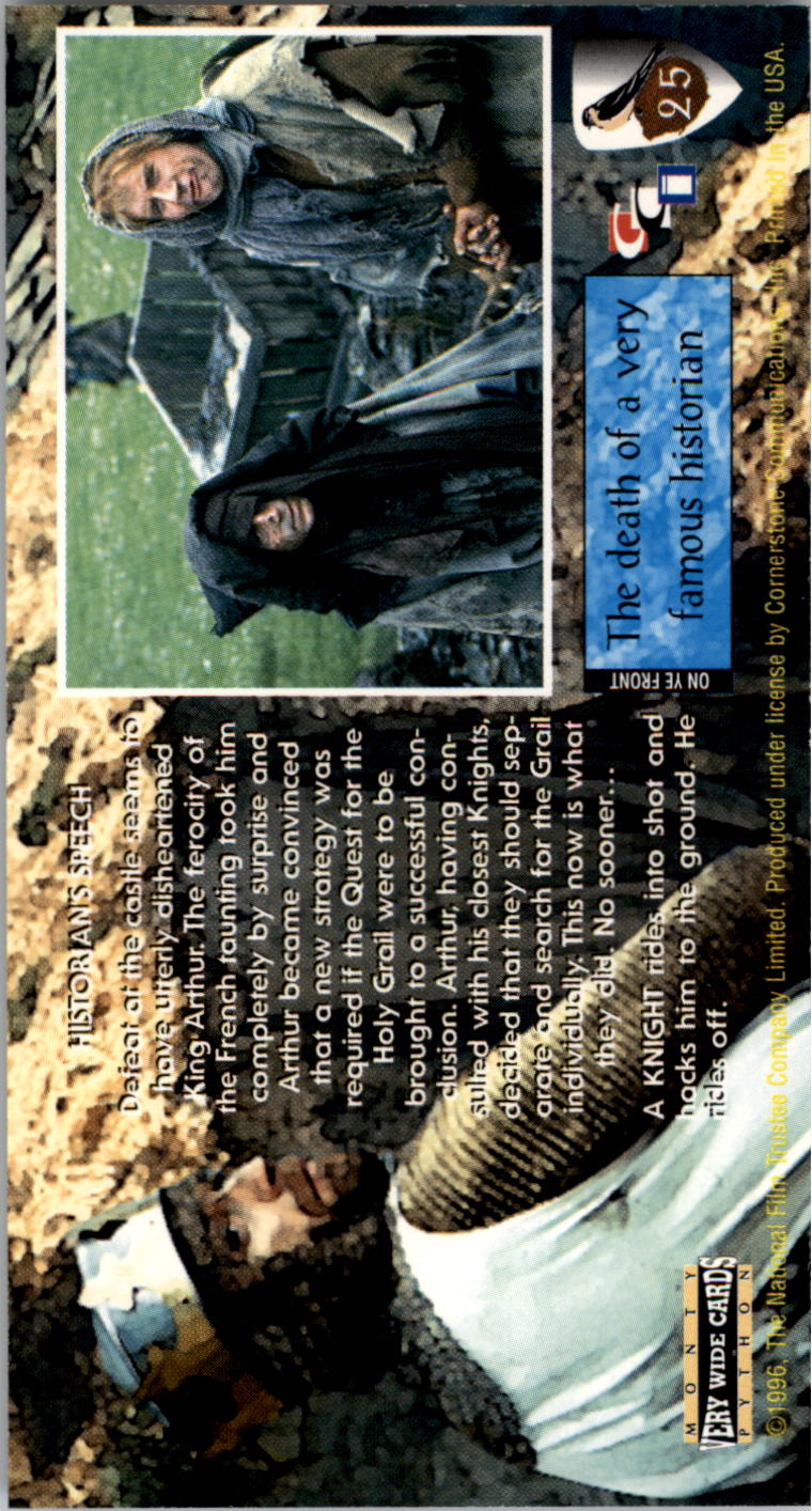 1996 Cornerstone Monty Python and the Holy Grail #25 The Death of a ...