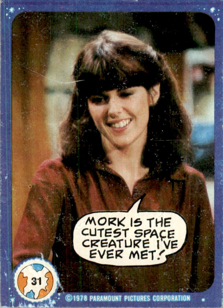 1978 Topps Mork and Mindy #31 Mork Is the Cutest Space Creature - VG-EX