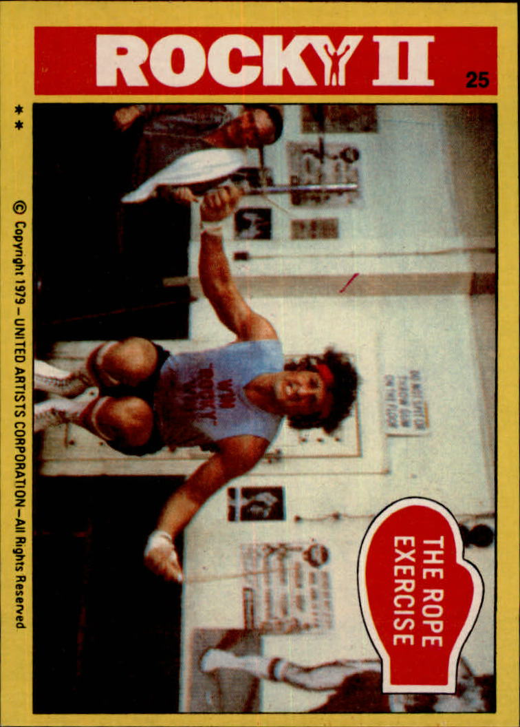 1979 Topps Rocky II #25 The Rope Exercise - NM-MT - Jim & Steve's ...