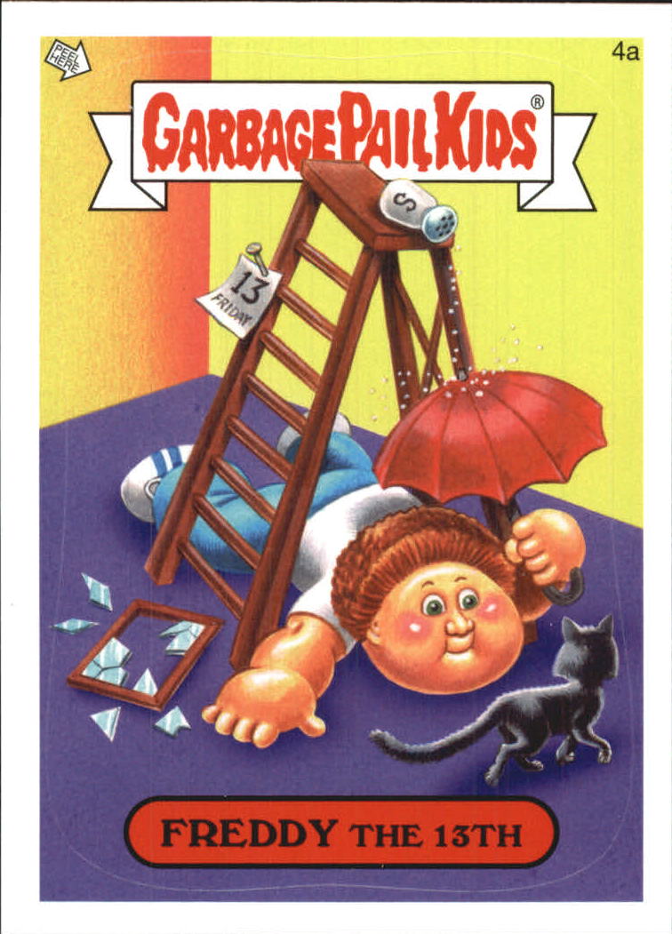 2014 Topps Garbage Pail Kids Series One #4a Freddy the 13th - NM-MT