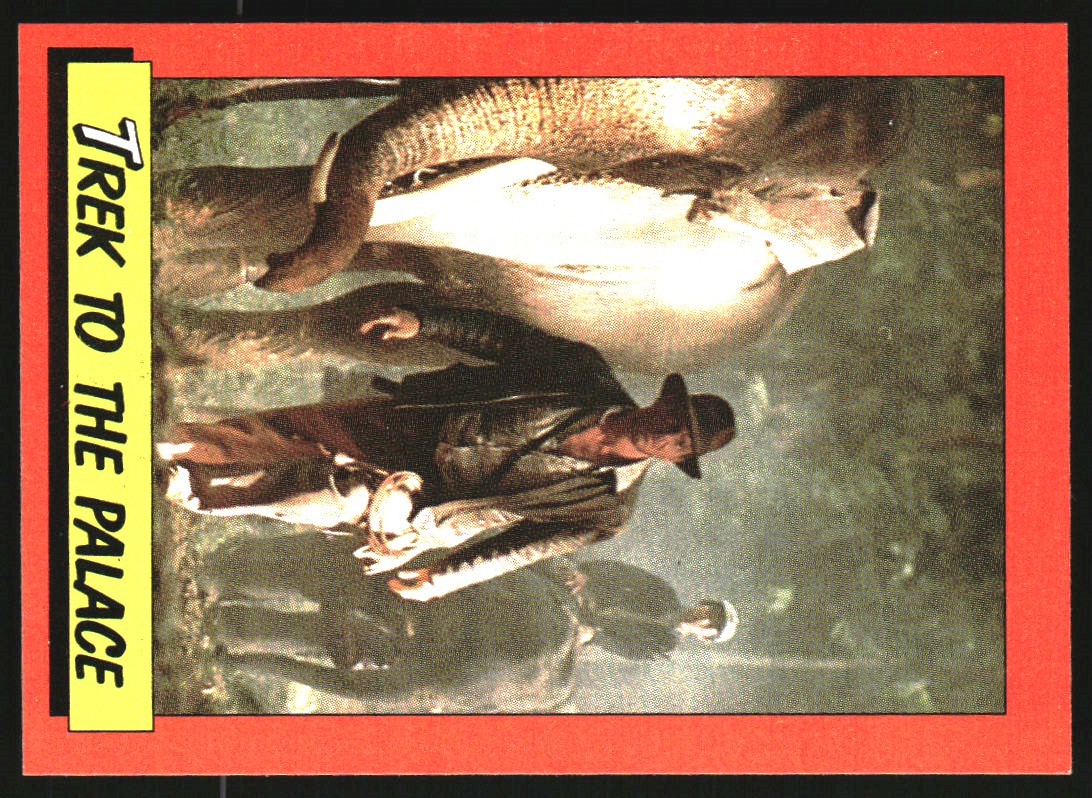 1984 Topps Indiana Jones and the Temple of Doom #21 Trek to the Palace ...