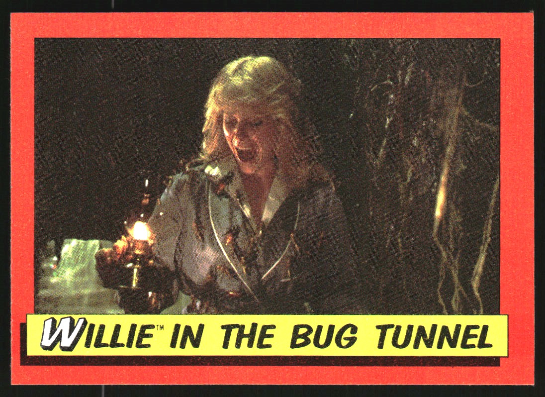 1984 Topps Indiana Jones and the Temple of Doom #36 Willie in the Bug ...
