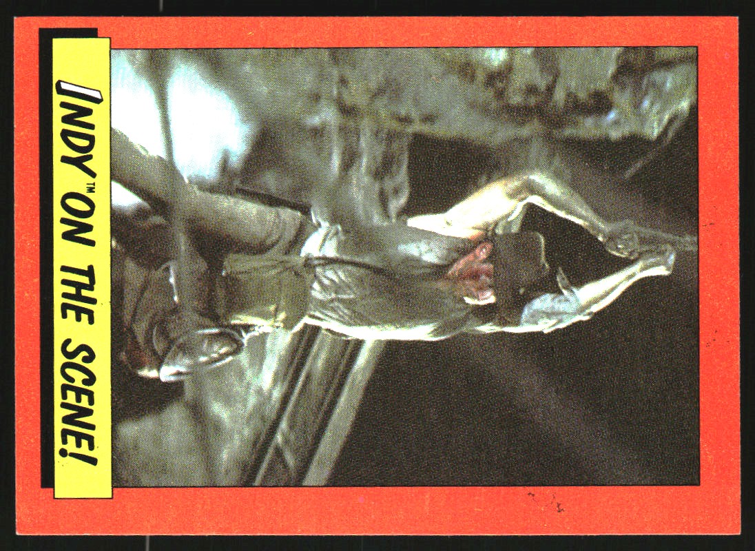 1984 Topps Indiana Jones and the Temple of Doom #66 Indy on the Scene ...