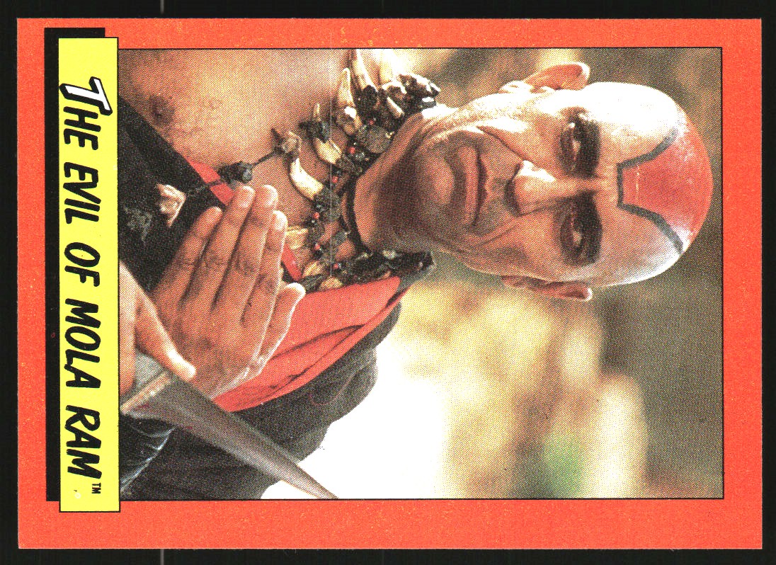1984 Topps Indiana Jones and the Temple of Doom #74 The Evil of Mola ...