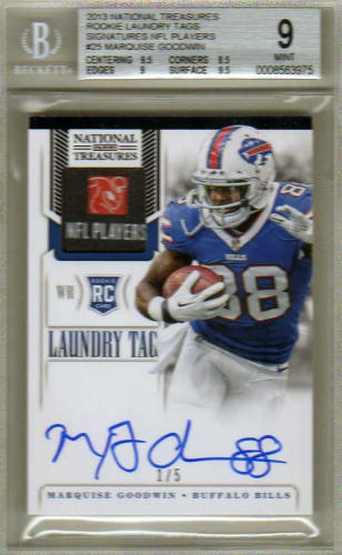 2013 Panini National Treasures Rookie Laundry Tags Signatures NFL ...