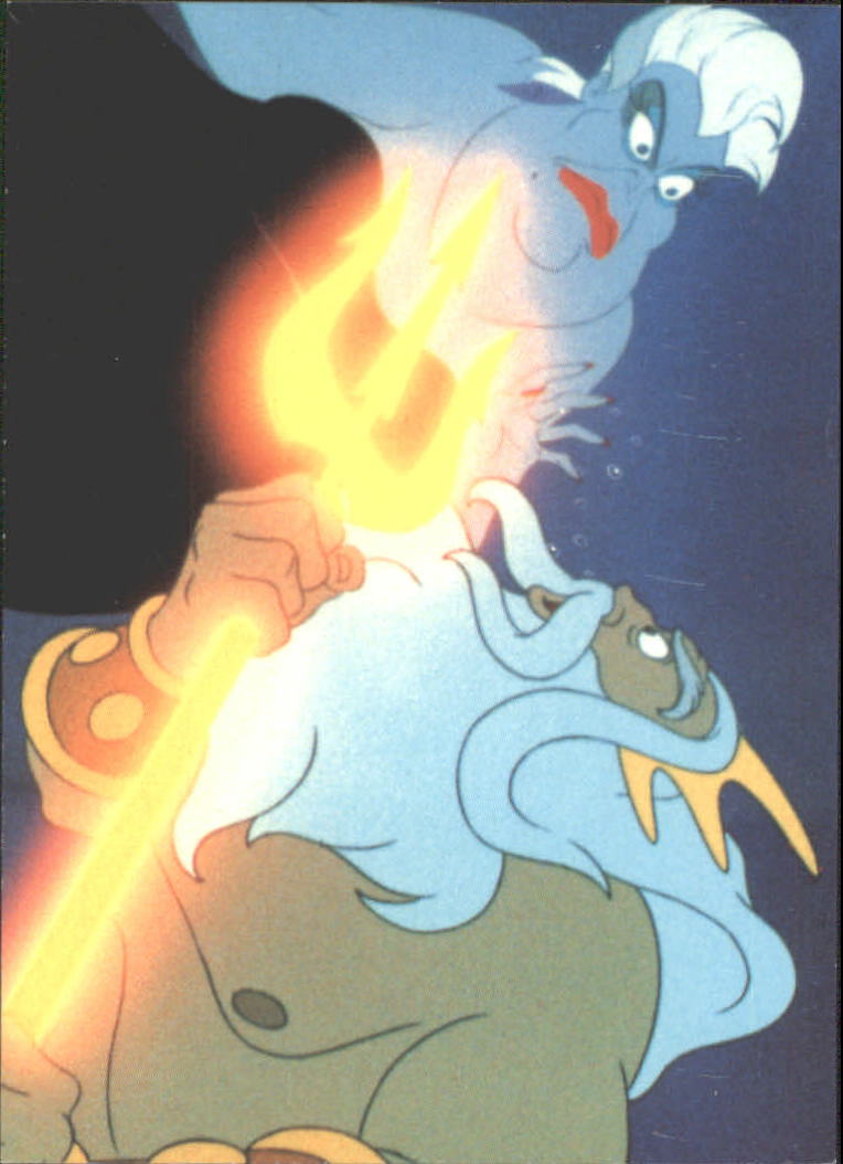 1991 Pro Set The Little Mermaid #76 Ursula Begins to Turn Ariel into ...