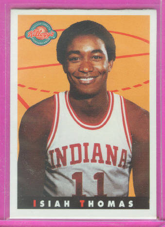 1993 Kellogg's College Greats Postercards #10 Isiah Thomas - (Indiana ...