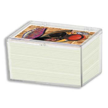 100 CT HINGED CARD PLASTIC BOX - ULTRA PRO - MINT