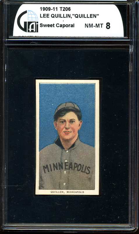 1909-11 T206 #402 Lee Quillen/(Quillin) ML - NM-MT - Bakersfield.cards ...