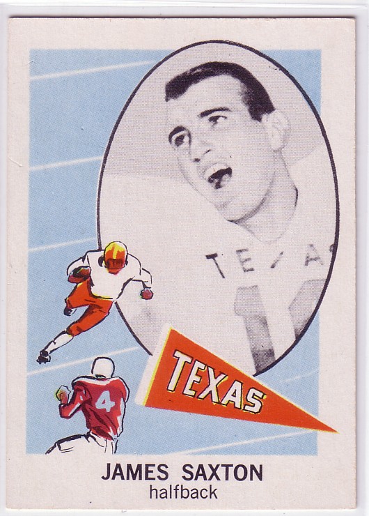 1961 Nu-Card #125 Jimmy Saxton - Very Pretty, pack fresh, actual pix - NM