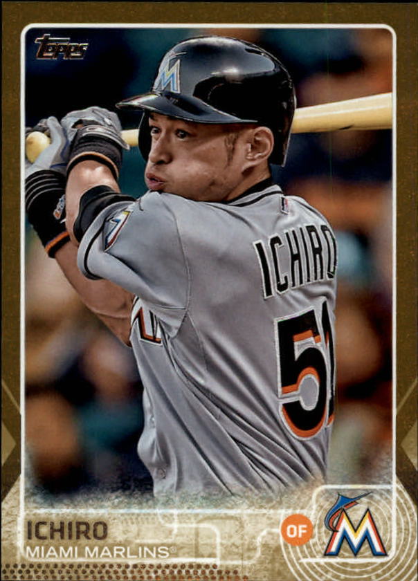 2015 Topps Update Gold #US396 Ichiro Suzuki - NM-MT