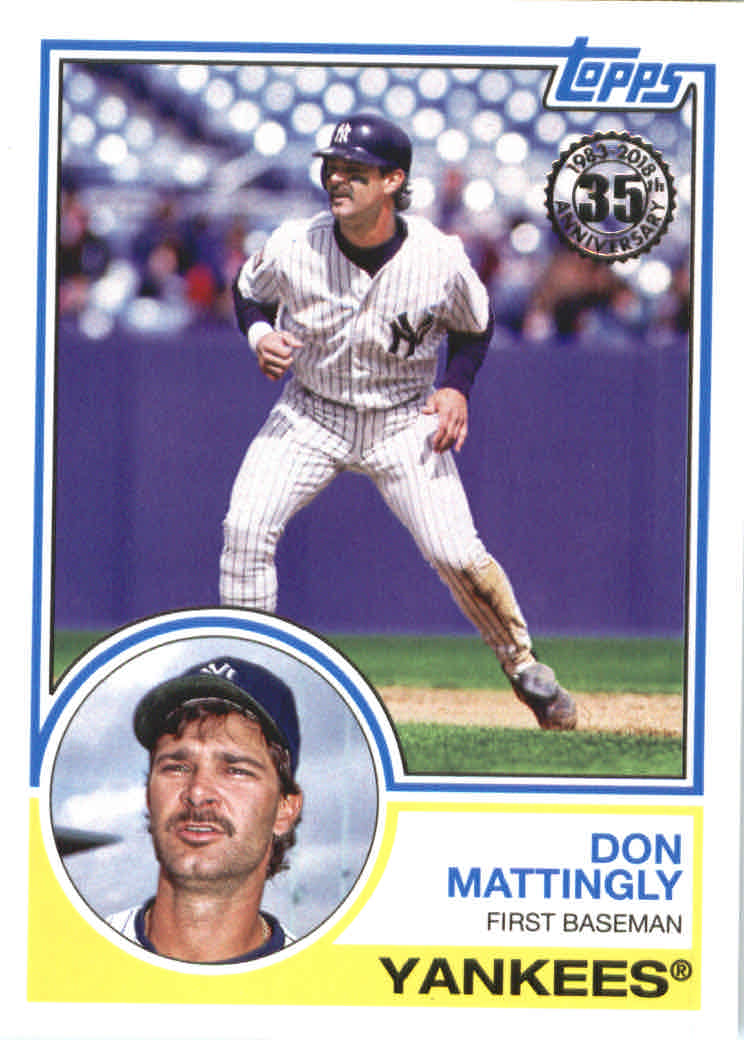 2018 Topps '83 Topps #8356 Don Mattingly - NM-MT