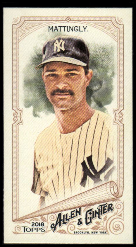2018 Topps Allen and Ginter Mini A and G Back #151 Don Mattingly - NM-MT